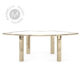 Marbella Event Furniture & Decor Rental - METROPOLITAN GOLD TABLE